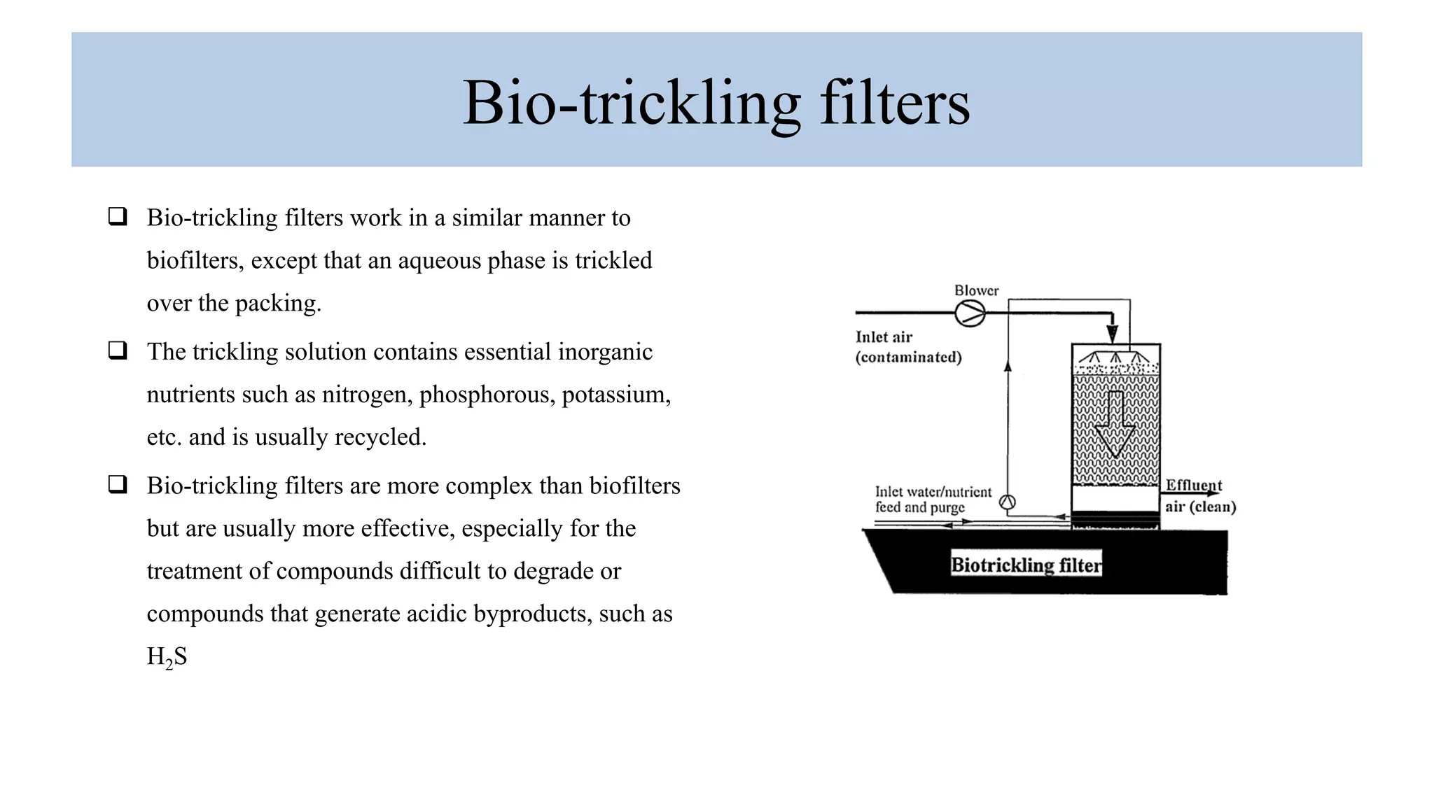Biomethanation and energy recovery- bioscrubbers and biofilters | PPTX