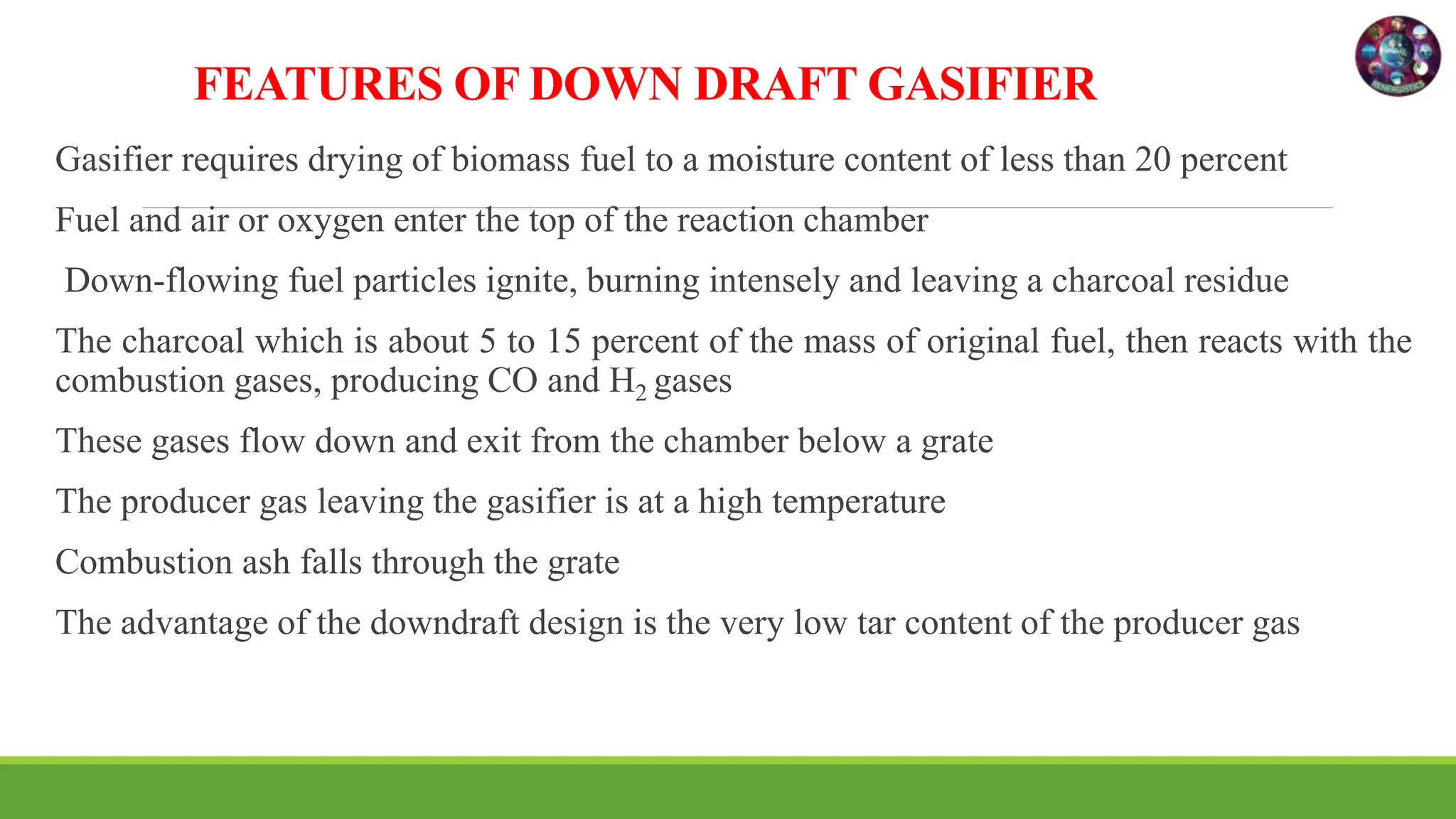 Gasifier types - Fixed and Fluidized bed gasification | PPT