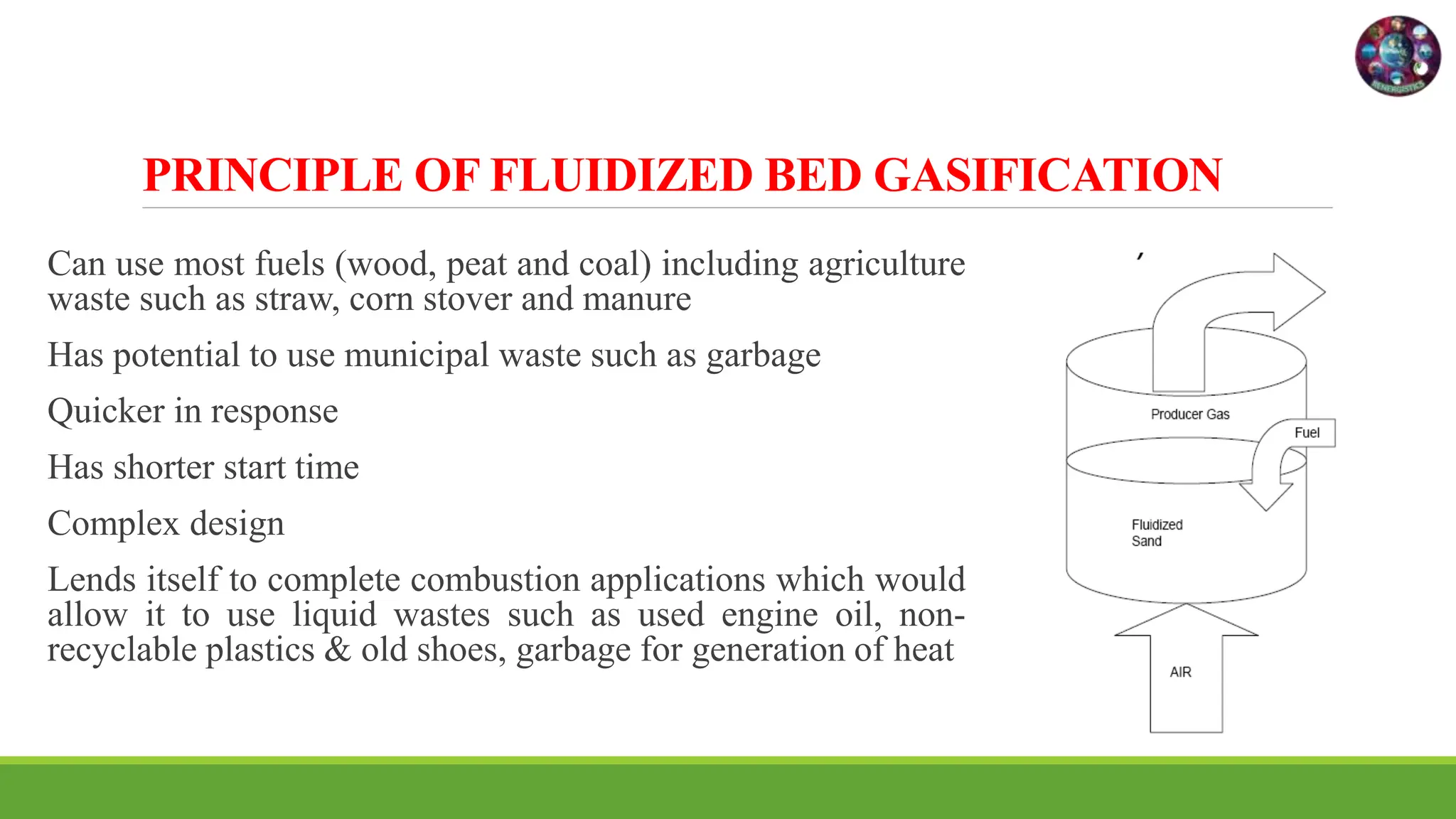 Gasifier types - Fixed and Fluidized bed gasification | PPT