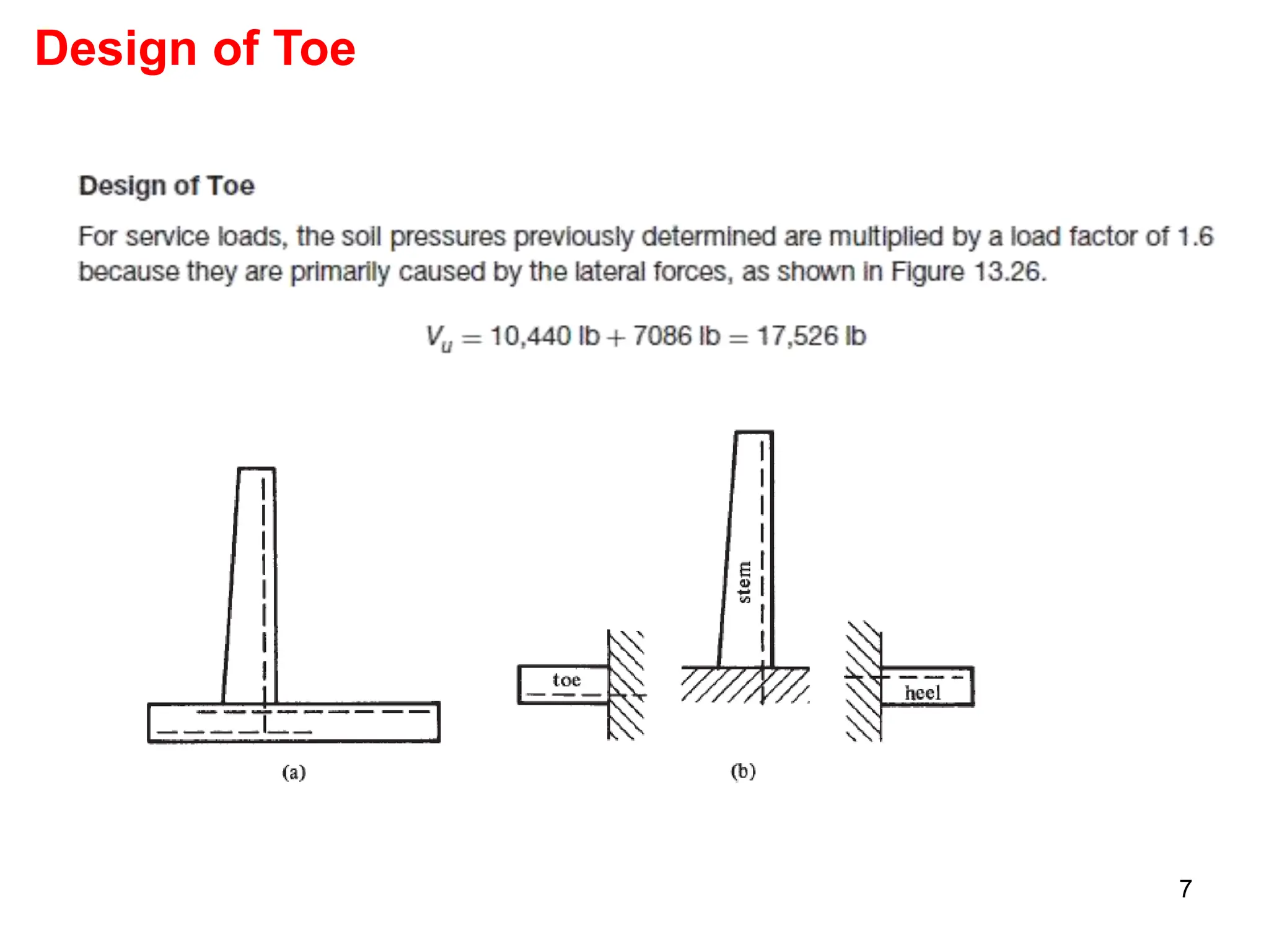 Lec 18 - Cantilever Retaining Walls-Design and Detailing Continued.PPT