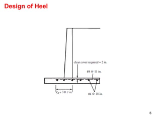 Lec 18 - Cantilever Retaining Walls-Design and Detailing Continued.PPT