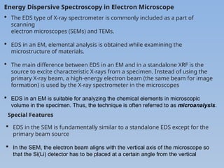 EDX test for characterization of nanoparticles | PPTX