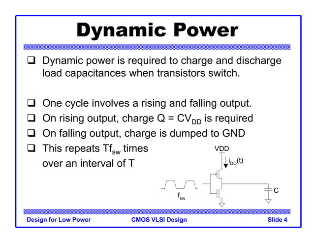 Introduction To Cmos Vlsi Design For Low Power Ppt