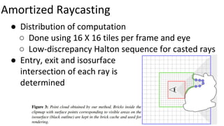 Raycaching: Amortized Isosurface Rendering for Virtual Reality | PDF