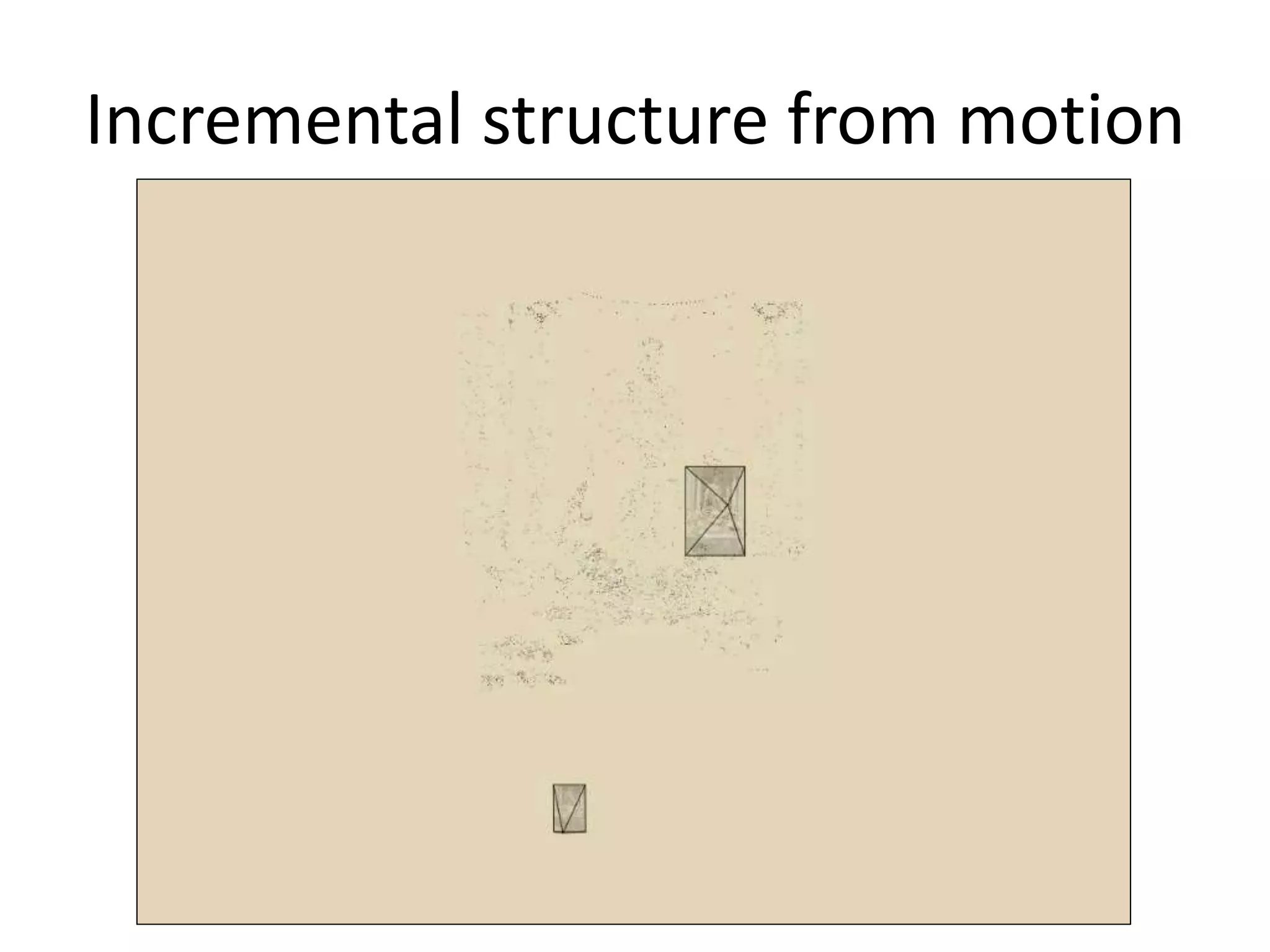 Computer Vision Structure from motion | PPTX