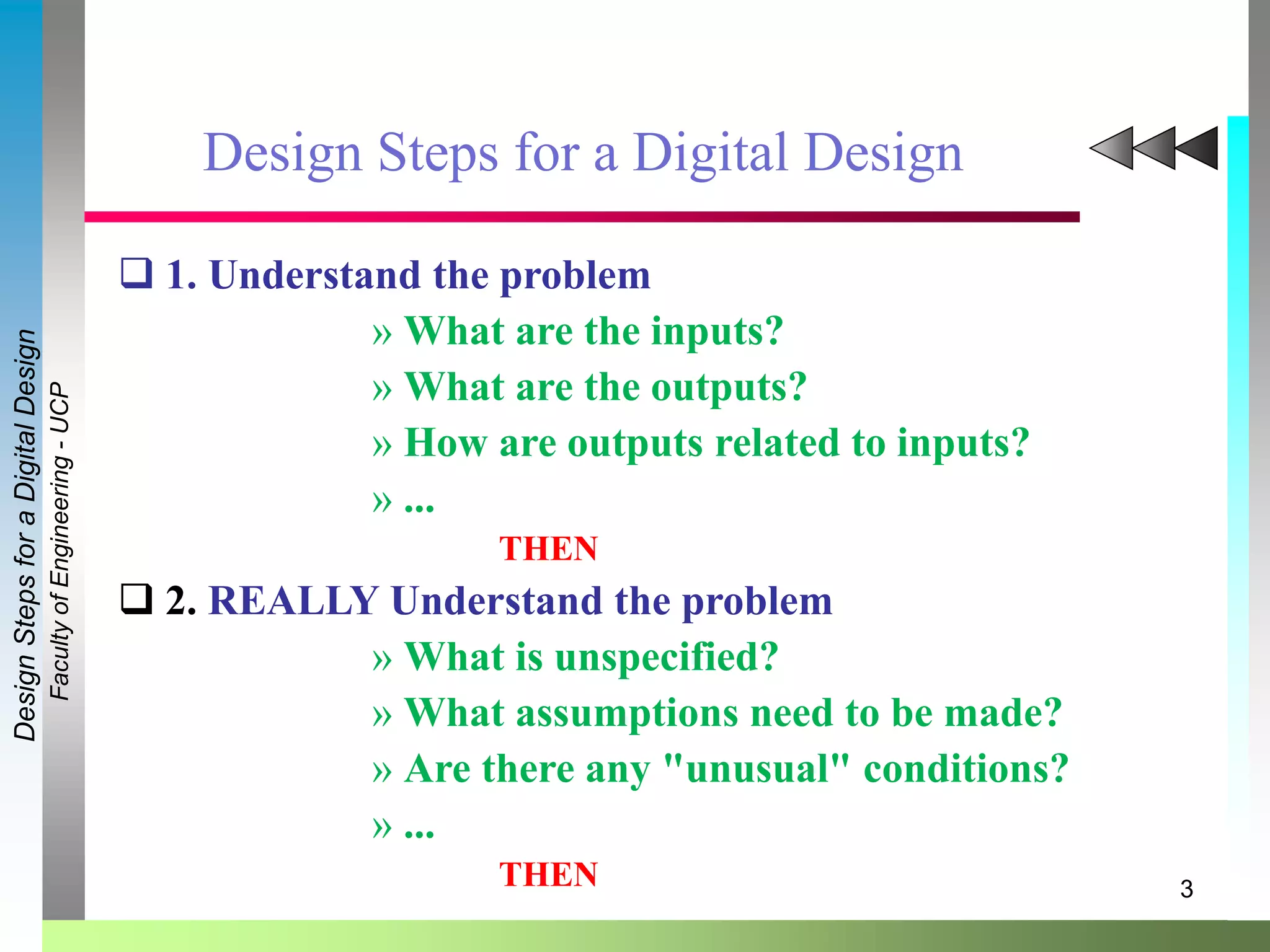 Lec1 - Design and its steps in Digital Designing | PDF