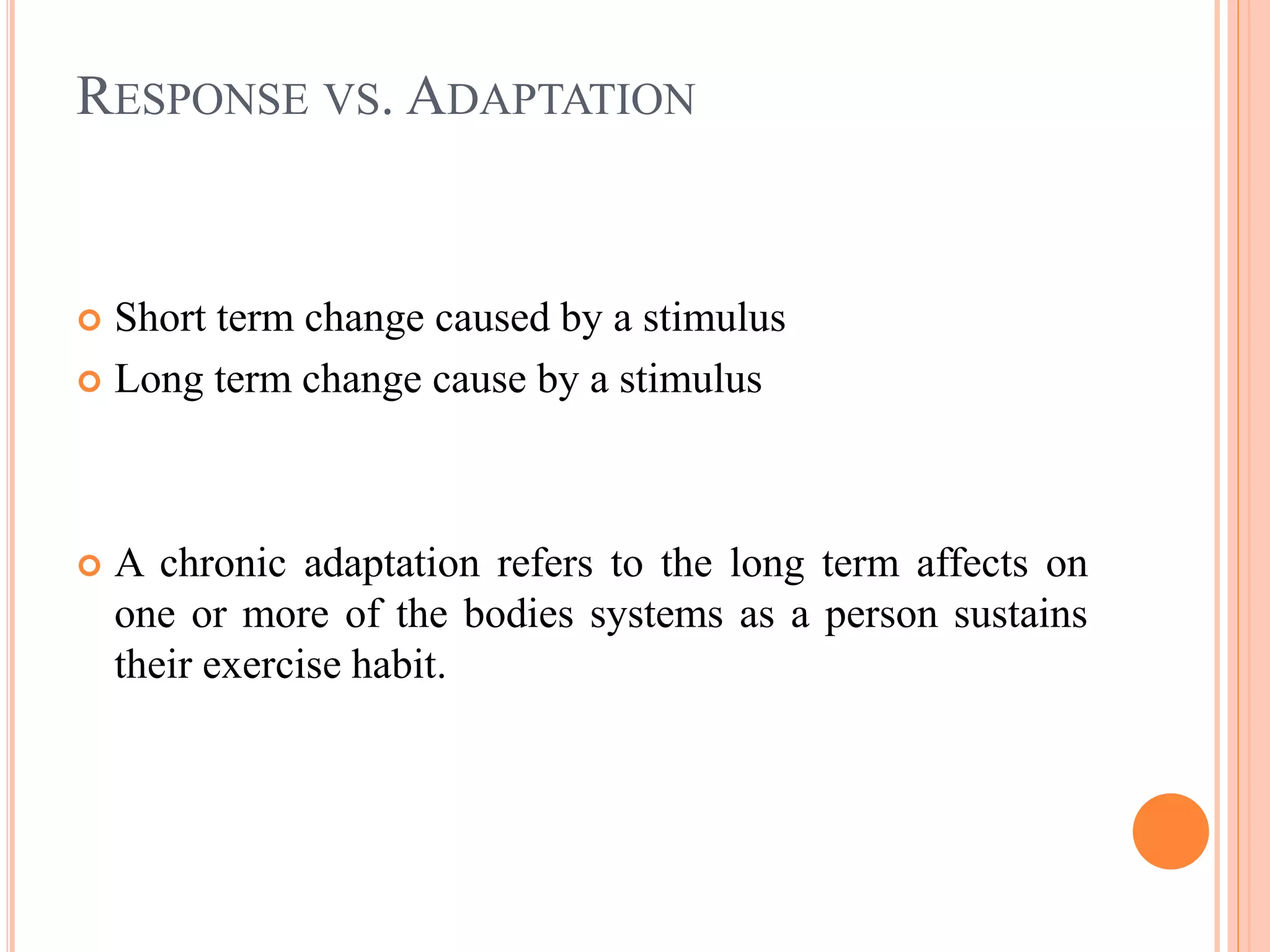 exercise physiology introduction | PPTX