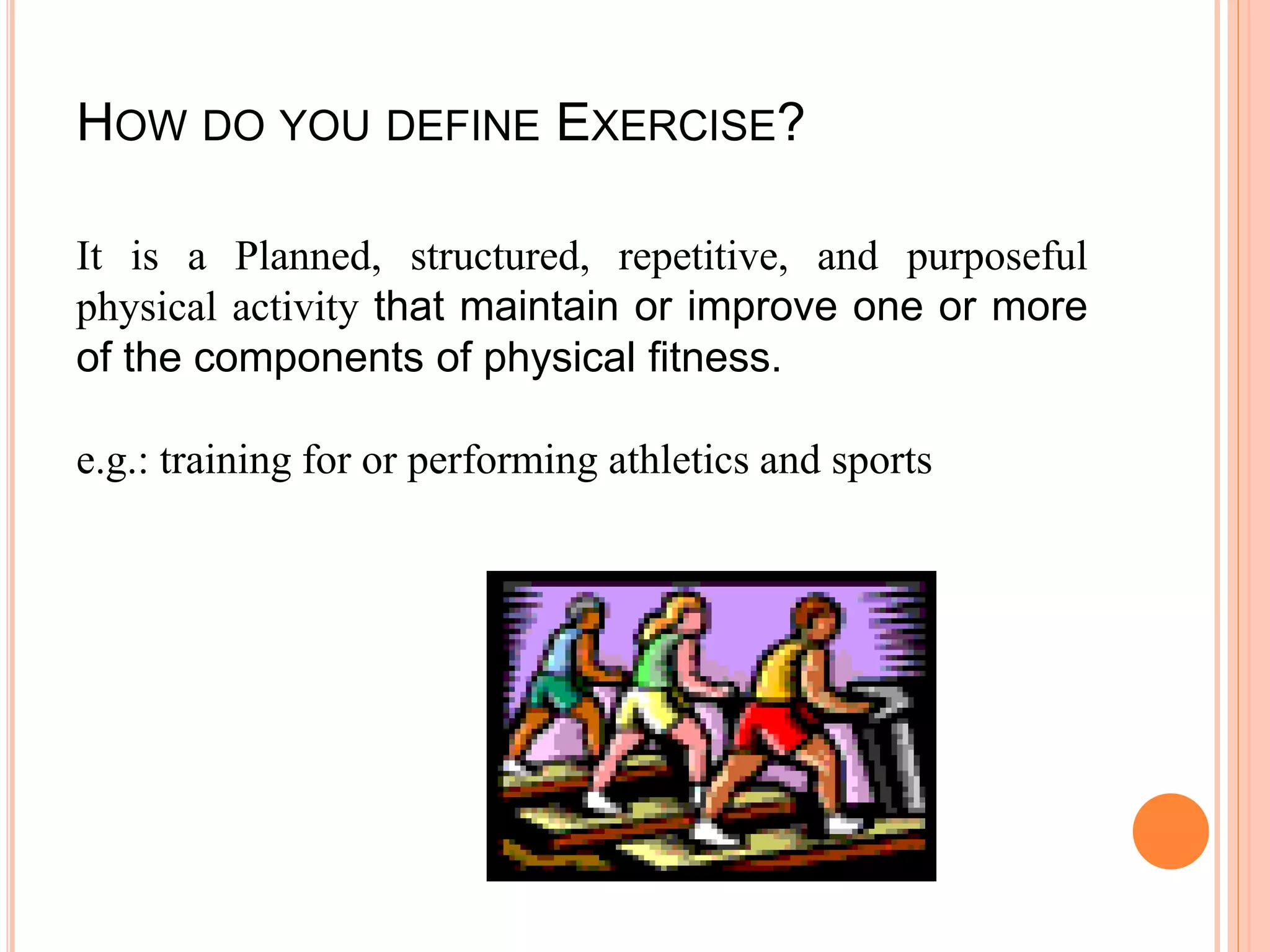 exercise physiology introduction | PPTX