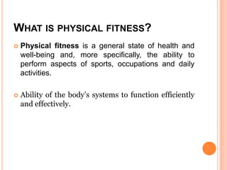 exercise physiology introduction | PPTX