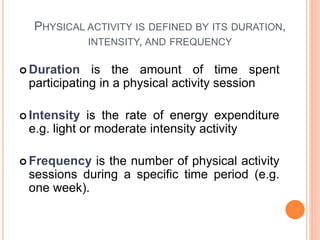 exercise physiology introduction | PPTX