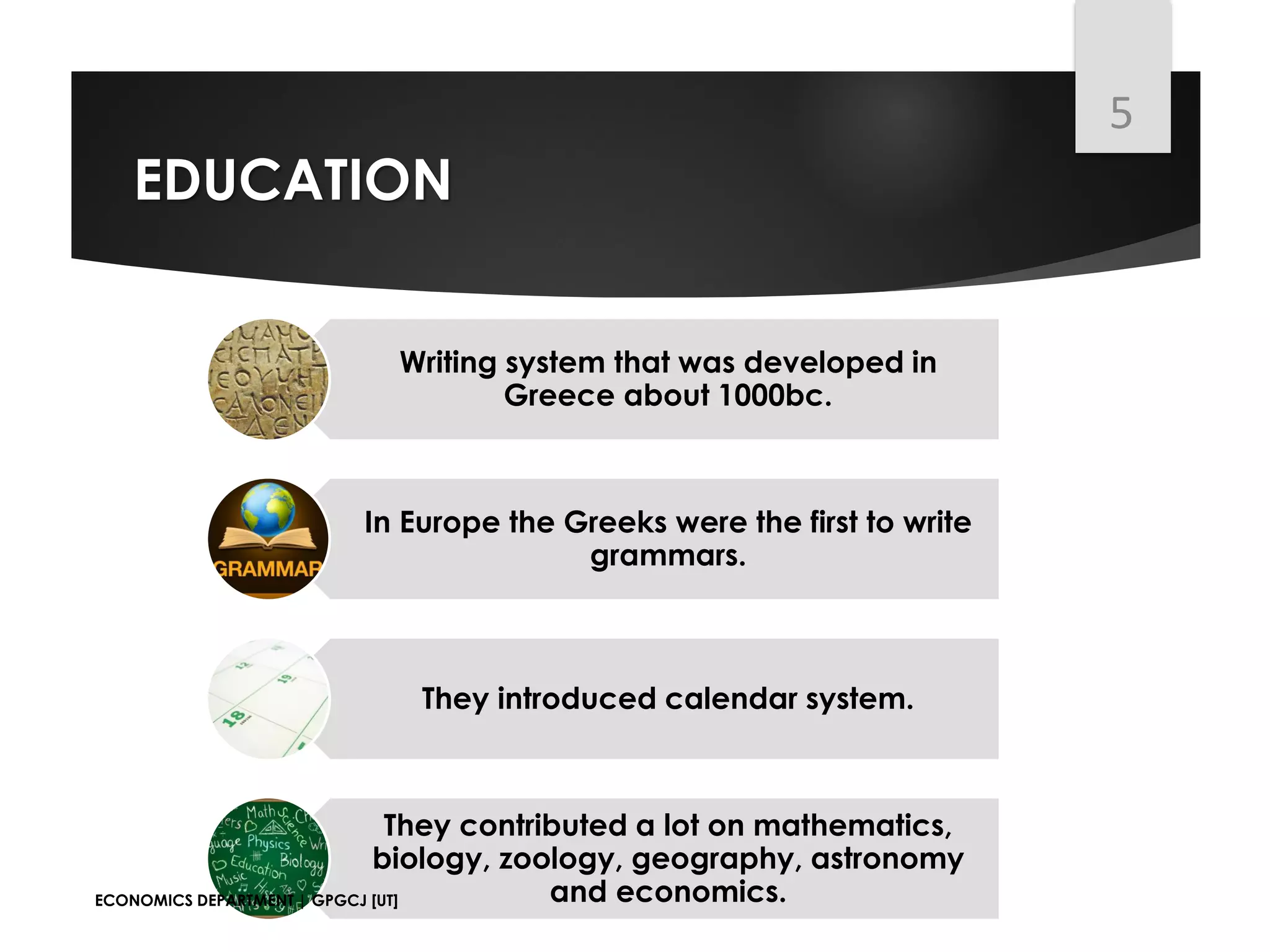 HISTORY OF ECONOMIC THOUGHT - GREEKS | PDF