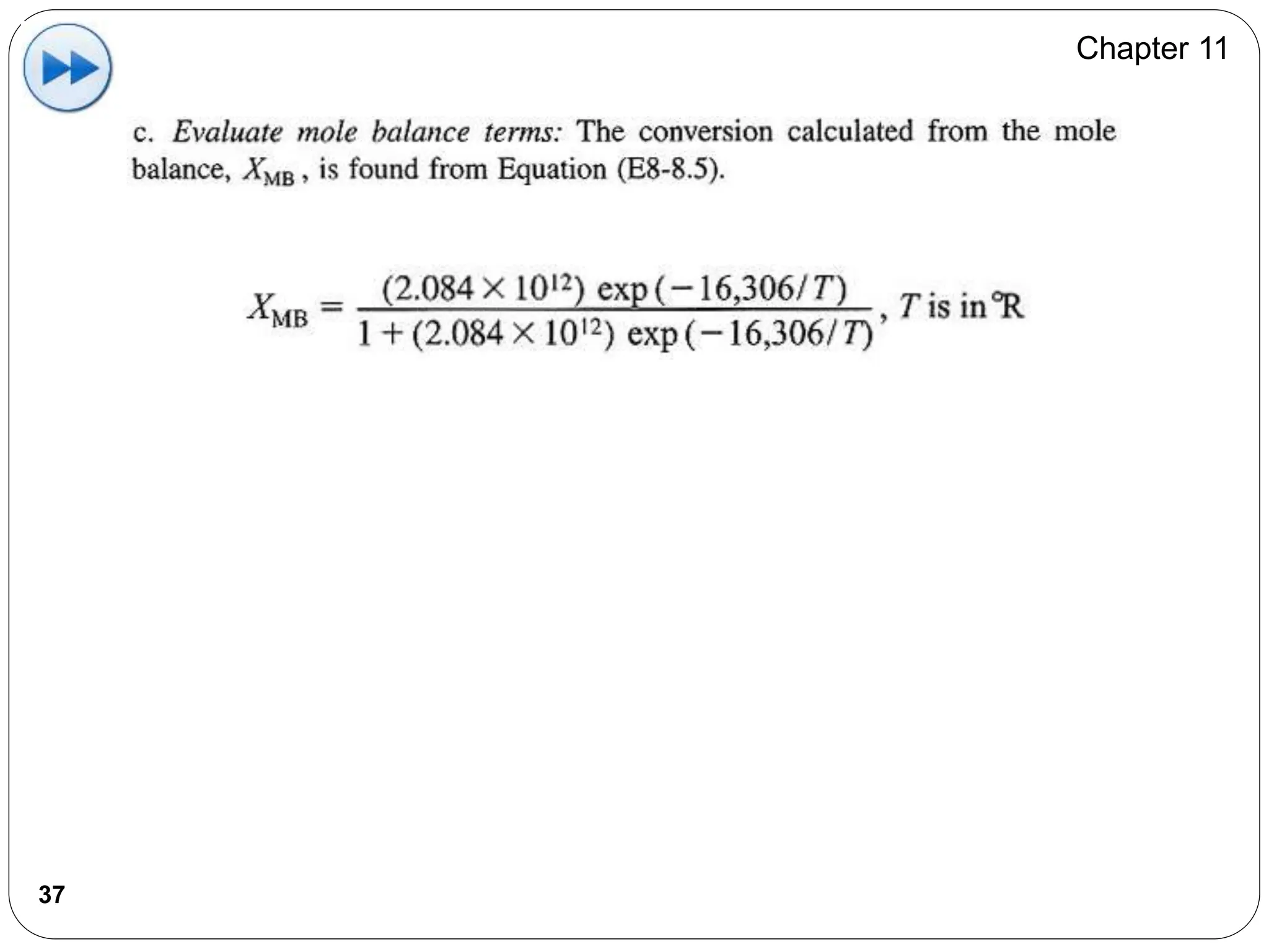 Chemical Reaction Engineering (CRE) is the field that studies the rates ...