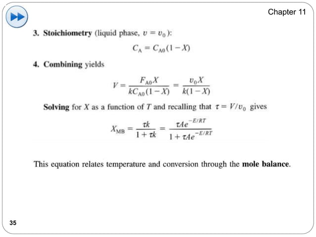 Chemical Reaction Engineering (CRE) is the field that studies the rates ...