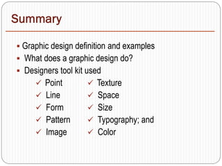 Lesson 1- An Introduction to Graphic Design | PDF