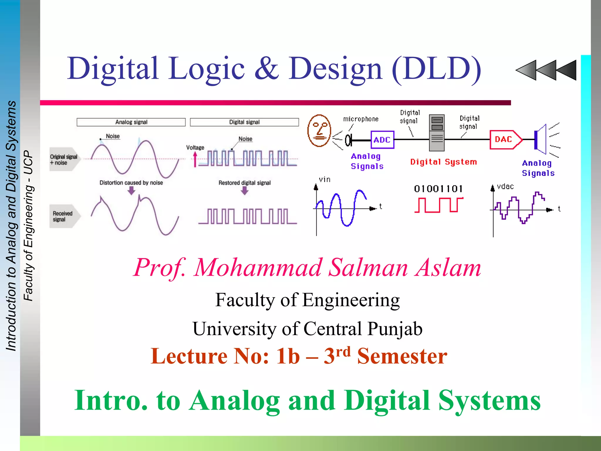 Lec1 - Analog and Digital systems | PDF