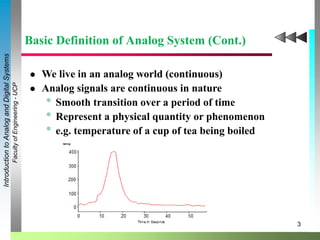 Lec1 - Analog and Digital systems | PDF