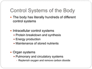 Lec 1b control of internal envorment | PPTX