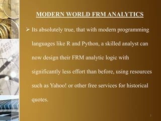 Financial Risk Mgt - Lec 1 by dr. syed muhammad ali tirmizi | PPTX