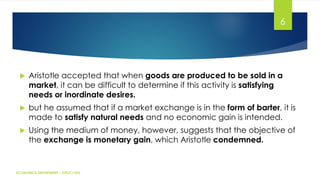 HISTORY OF ECONOMIC THOUGHT - ARISTOTLE | PDF