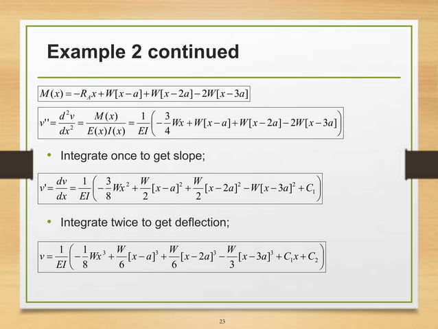Direct integration method | PPTX | Physics | Science
