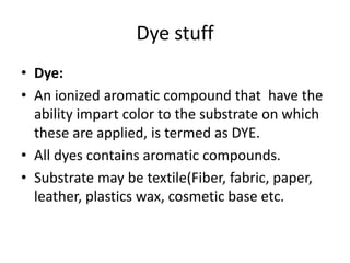 LEC 1 Dyestuff and Colour Science. pptx.pptx