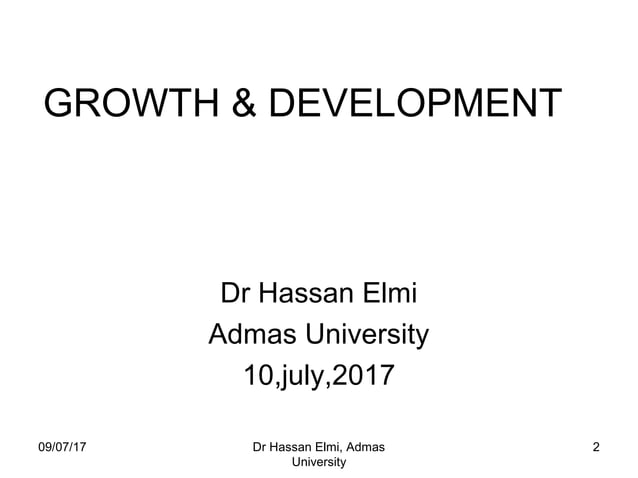 Lec1 growth & development | PPT