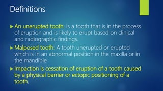 Lec 1 impaction | PPT