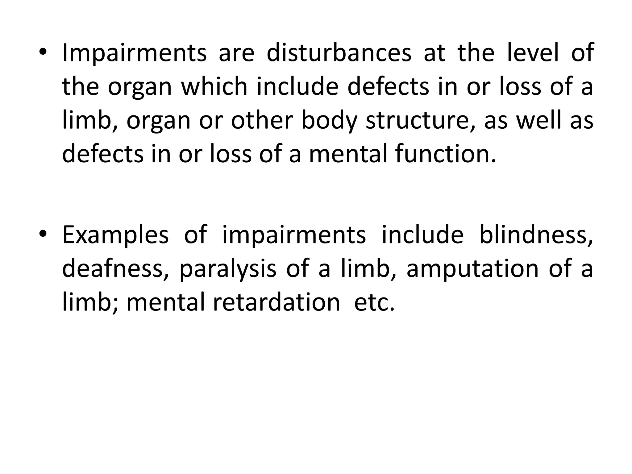 Lec 1 Impairment, Disability, Handicapd.pptx