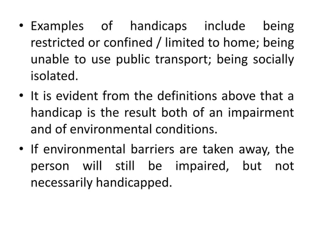 Lec 1 Impairment, Disability, Handicapd.pptx