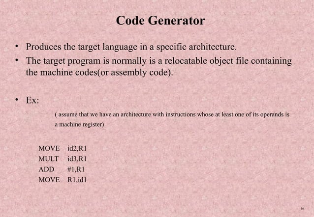 Compiler Design in Computer Applications | PPT