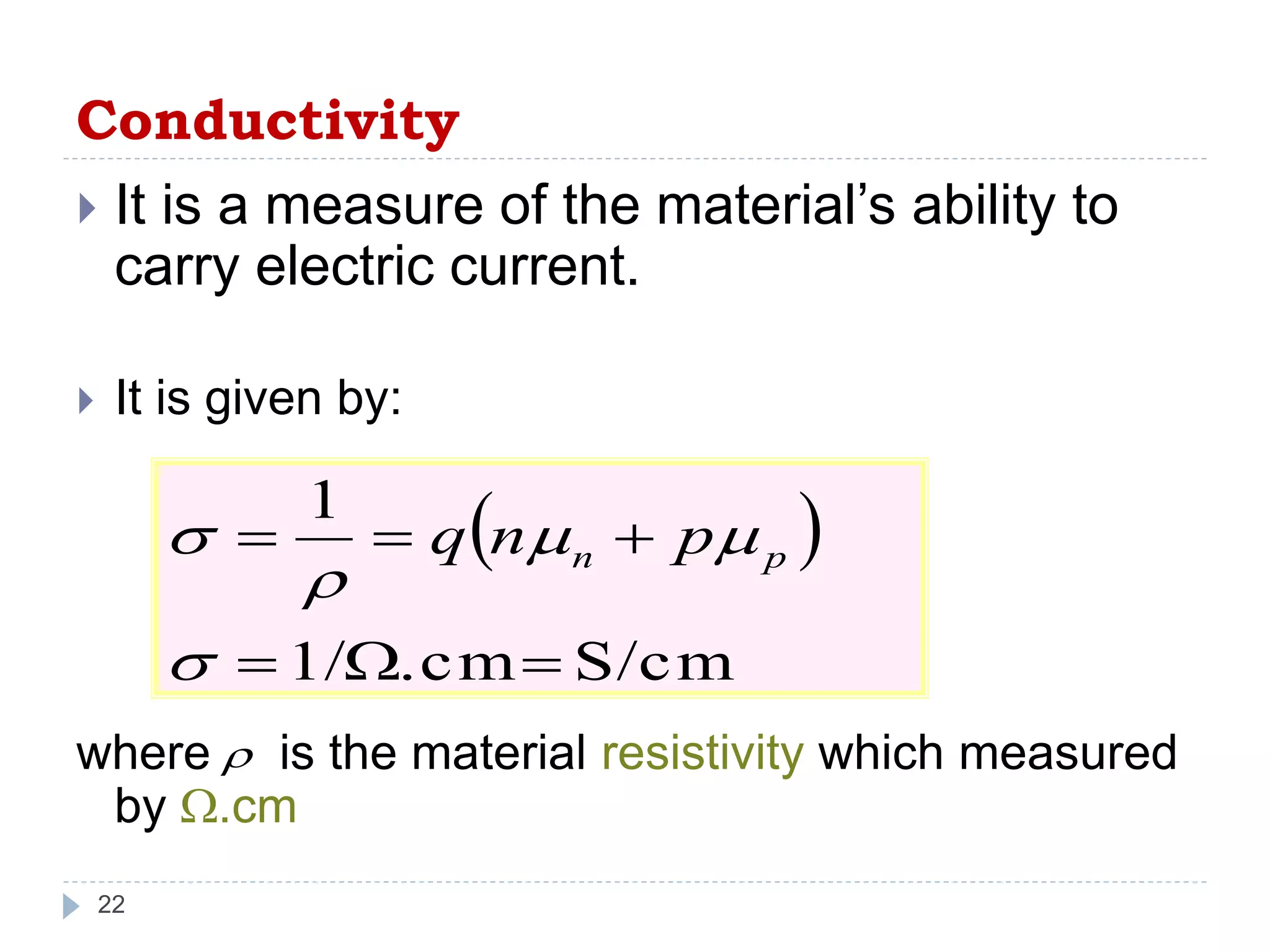 Lec1 introduction & basic semiconductor physics | PPTX