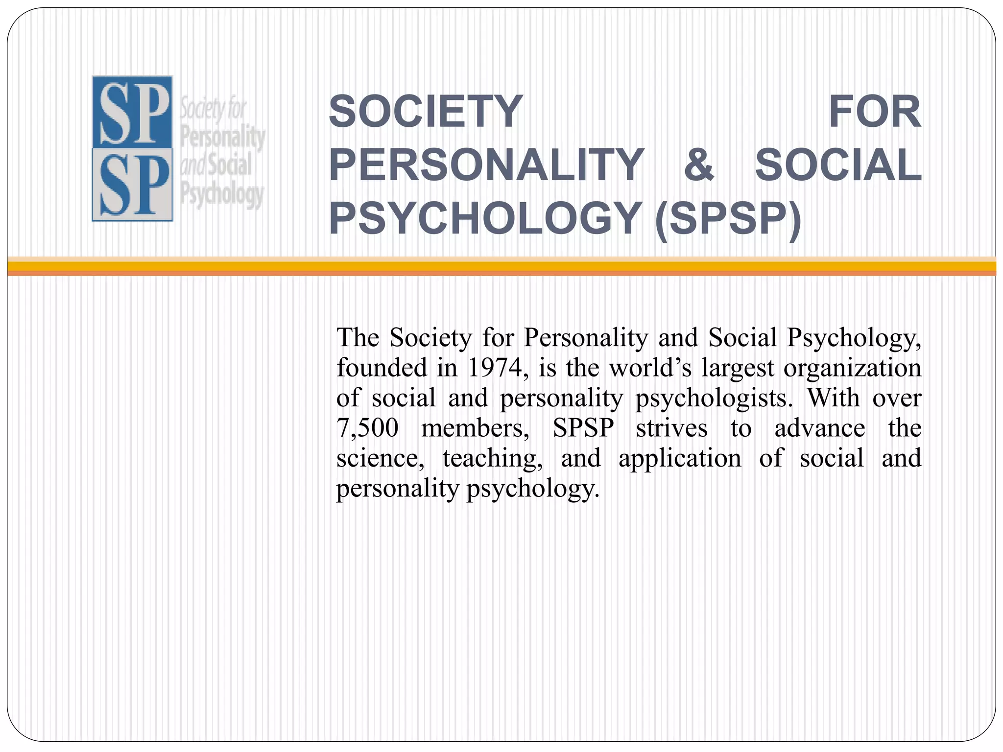 Introduction to advanced social psychology & historical manifestations ...