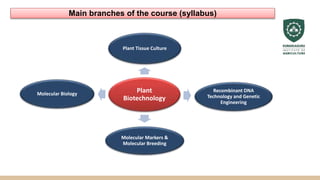 Lec 1 Introduction to Biotechnology-new.pptx | Biotech and Biomedical ...