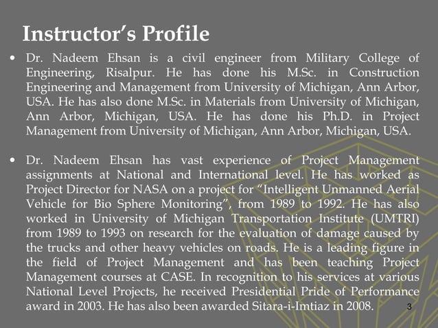 Introduction to construction management | PPT