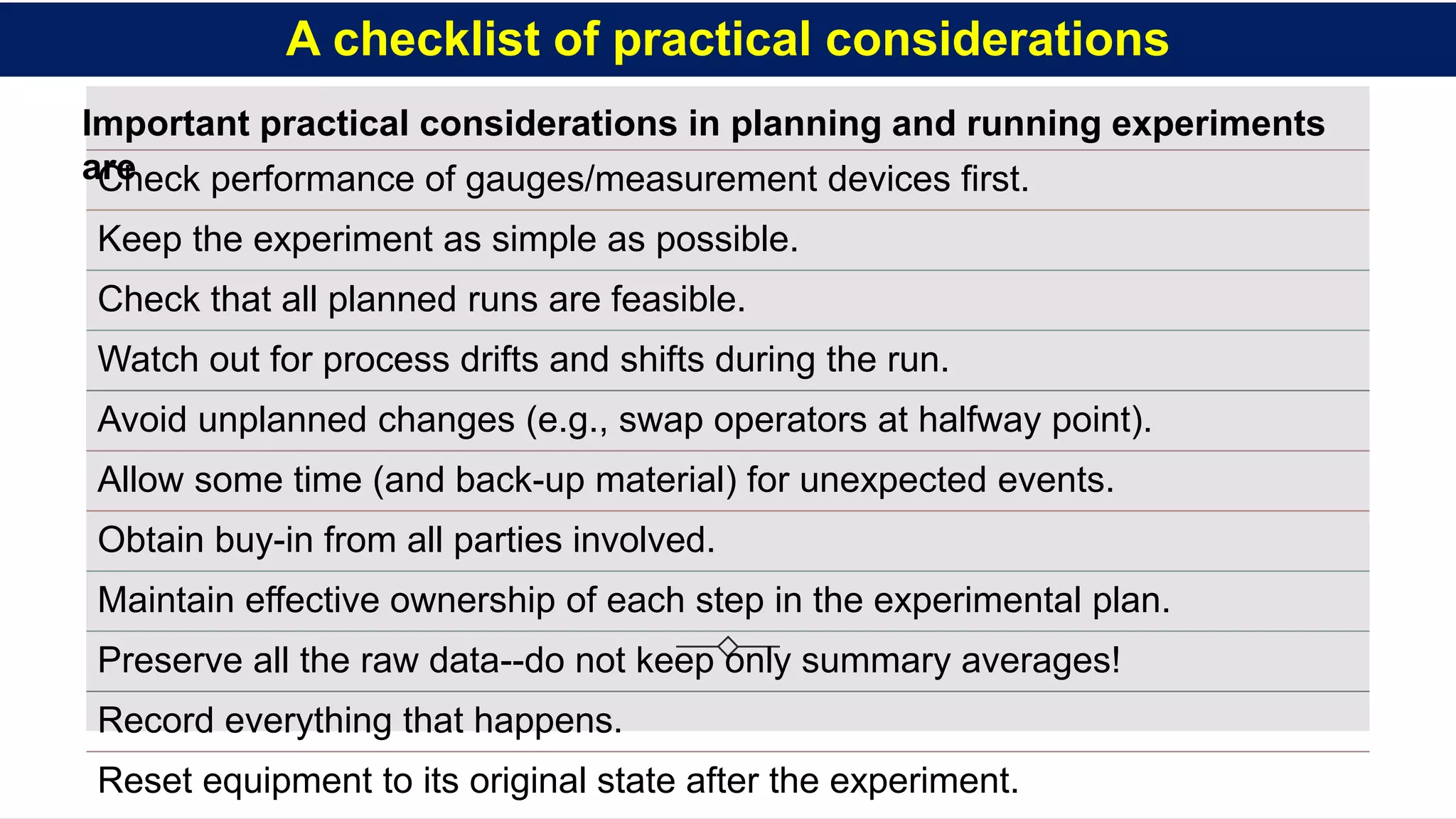 introduction to design of experiments | PPTX