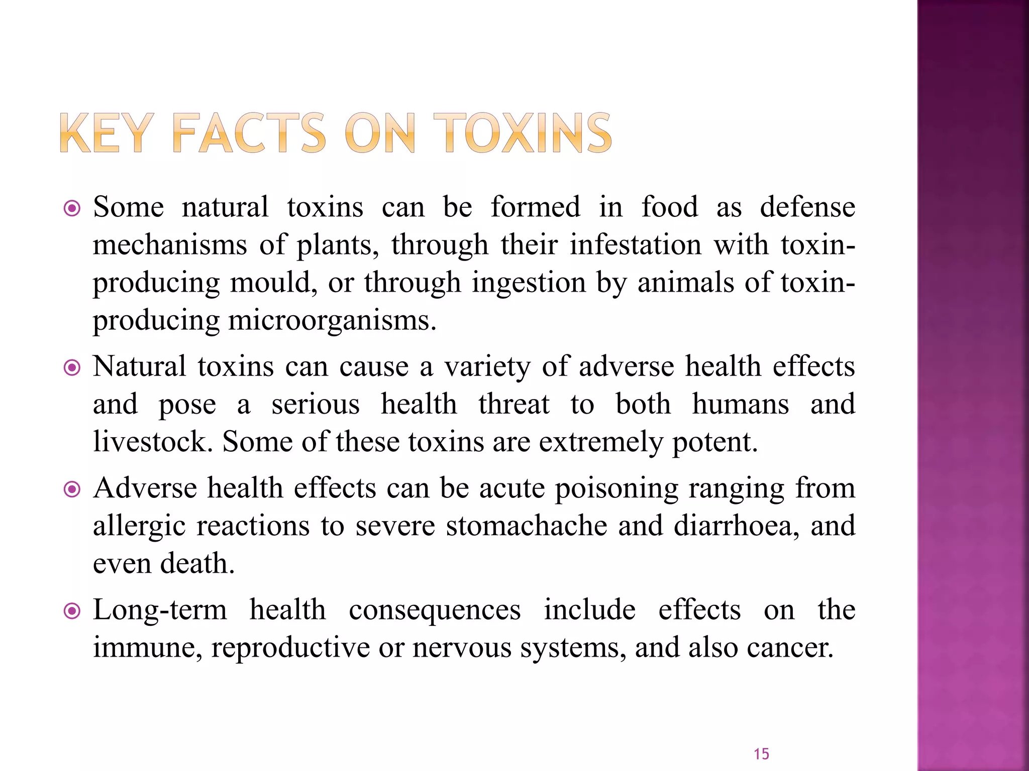 Introduction to food safety & toxicology | PPTX