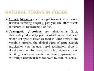 Introduction to food safety & toxicology | PPTX | Diseases and ...