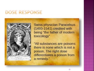 Introduction to food safety & toxicology | PPTX | Diseases and ...