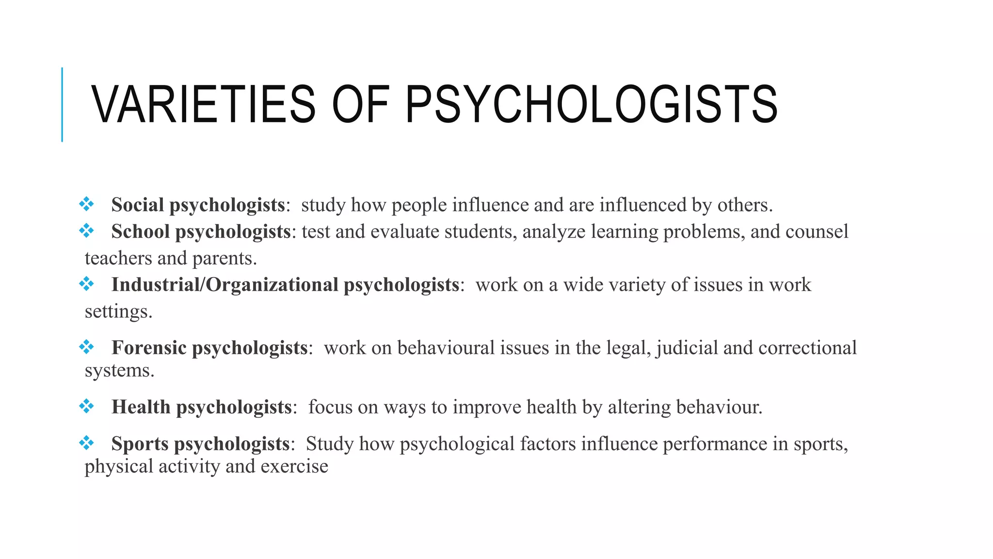 Lec#1 introduction to psychology | PPTX