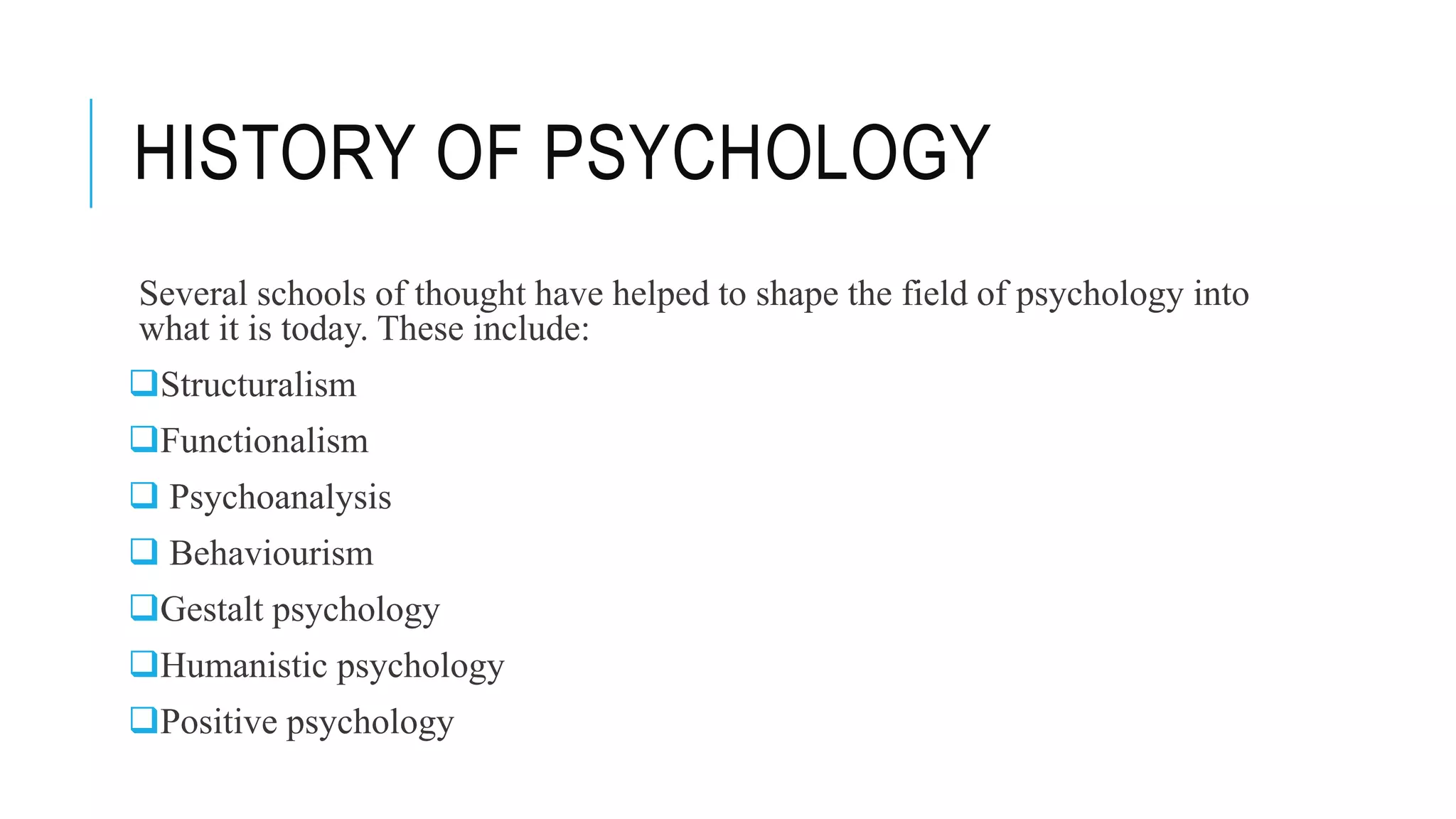 Lec#1 introduction to psychology | PPTX