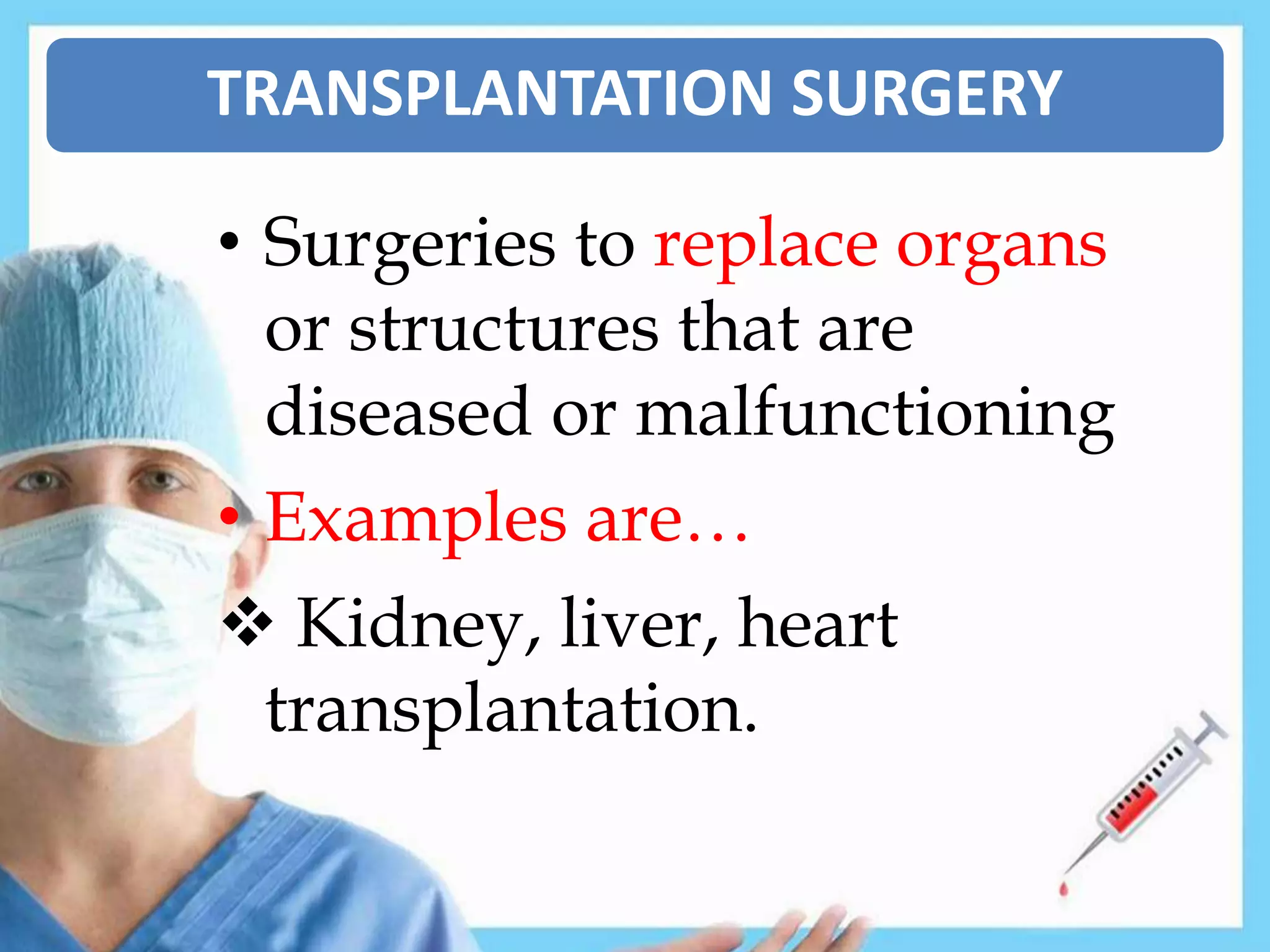 Introduction General surgery & Its Type | PPT