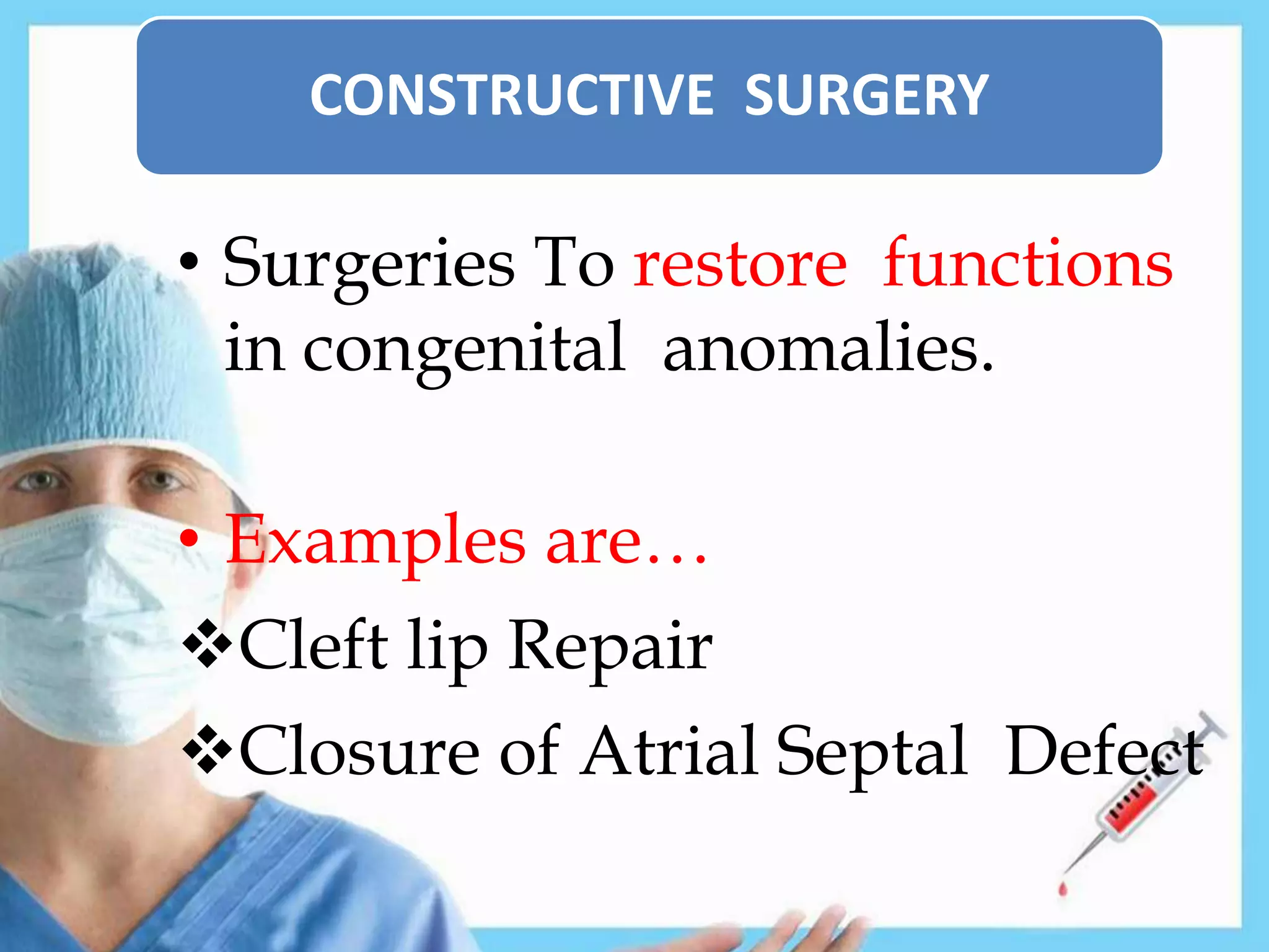 Introduction General surgery & Its Type | PPT