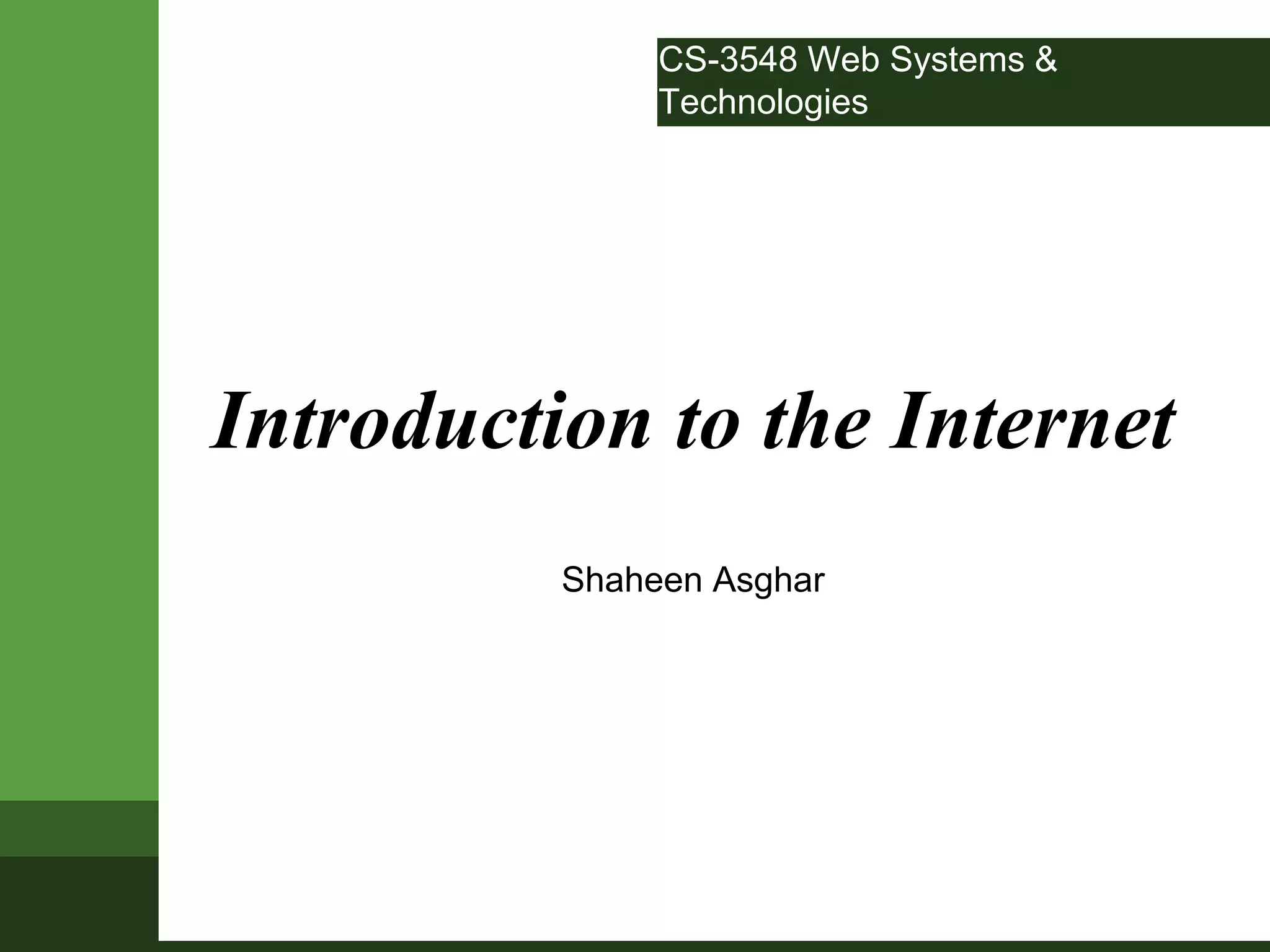 Lec 1 intro to internet | PPT