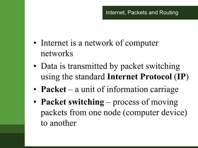 Lec 1 intro to internet | PPT