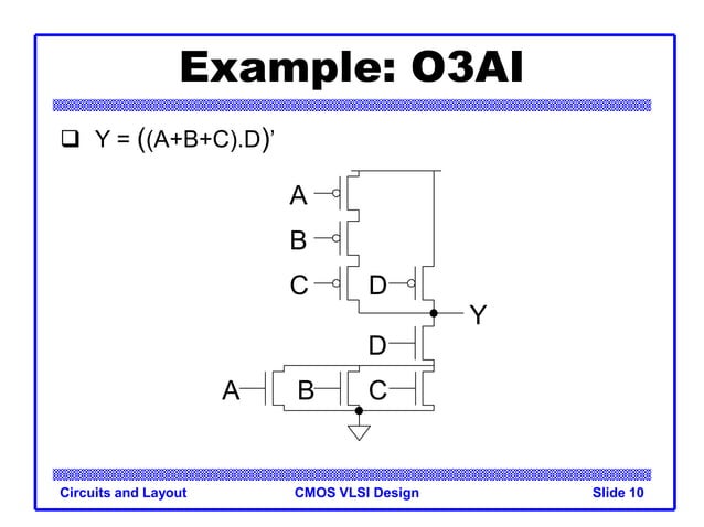 Introduction To Cmos Vlsi Design Stick Diagramppt Computer Peripherals Computing