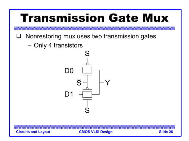 Introduction to CMOS VLSI design Stick diagram.ppt | Computer ...