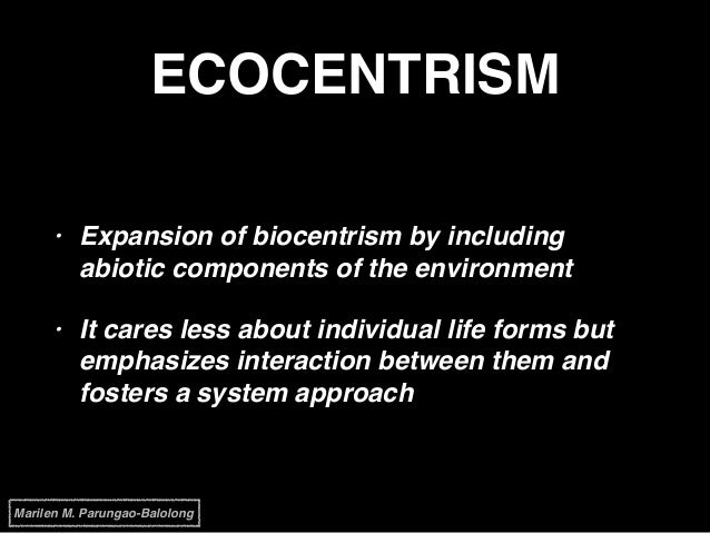 NS5 Lecture 1: Environmental Ethics