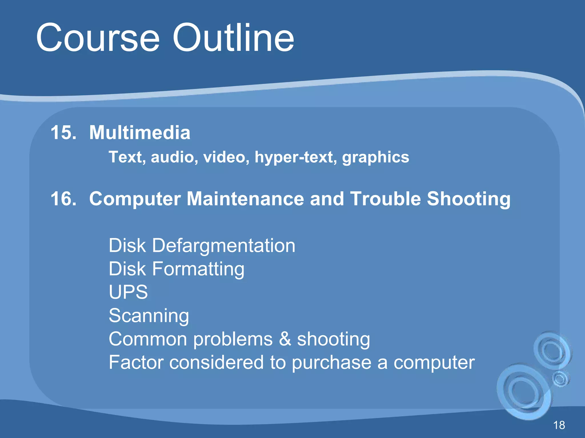 introduction to computer: Lec 1 orientation | PPT