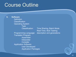 introduction to computer: Lec 1 orientation | PPT
