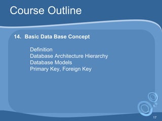 introduction to computer: Lec 1 orientation | PPTX